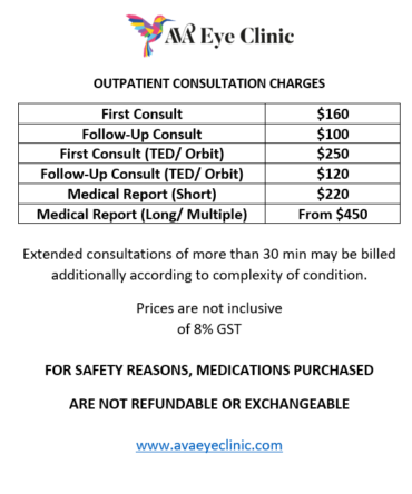 Fees - Ava Eye Clinic